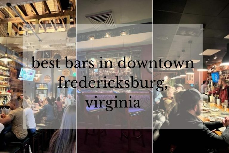 9 BEST Bars in Downtown Fredericksburg VA {A Local's Picks!}